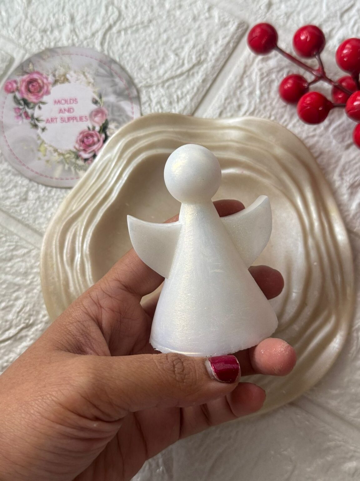christmas angel mold - fairy - Molds and Art Supplies